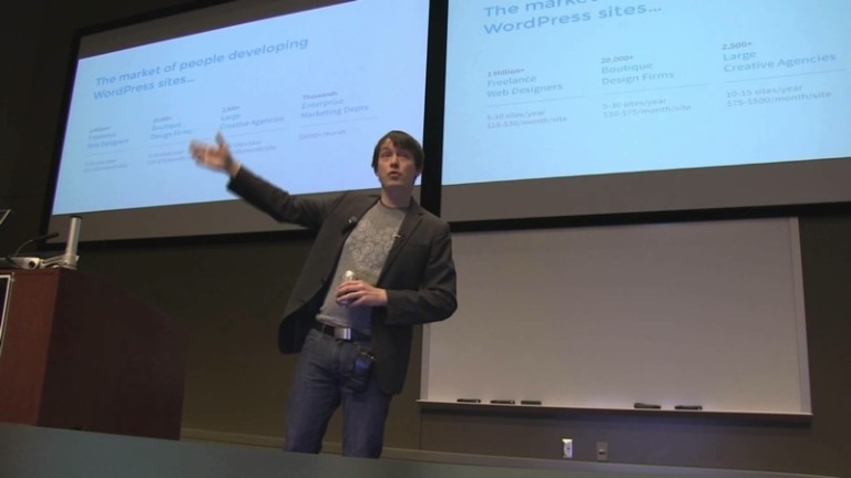 Forget the garage -- he started from a closet.